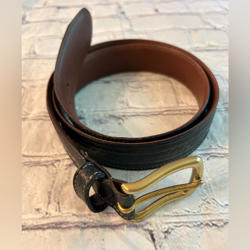 Bench Craft Made In Canada Mens Black Leather Belt So… - Gem